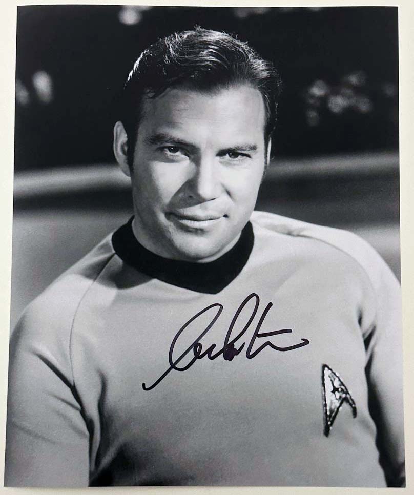 William Shatner aka Captain Kirk original autograph on 8x10 Star Trek ...