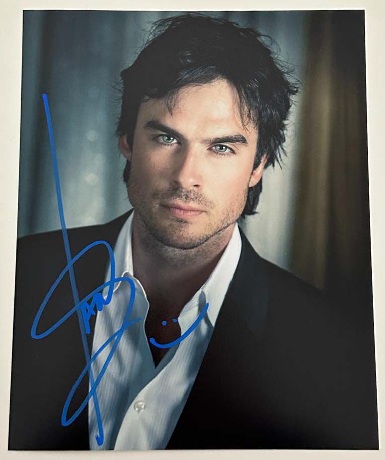 Ian Somerhalder aka Damon Salvatore original autograph on 8x10 Vampire ...