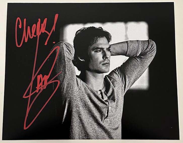 Ian Somerhalder aka Damon Salvatore original autograph on 8x10 Vampire ...