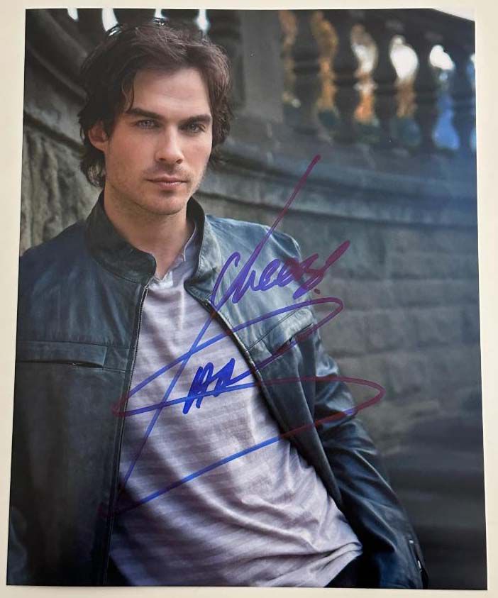 Ian Somerhalder aka Damon Salvatore original autograph on 8x10 Vampire ...